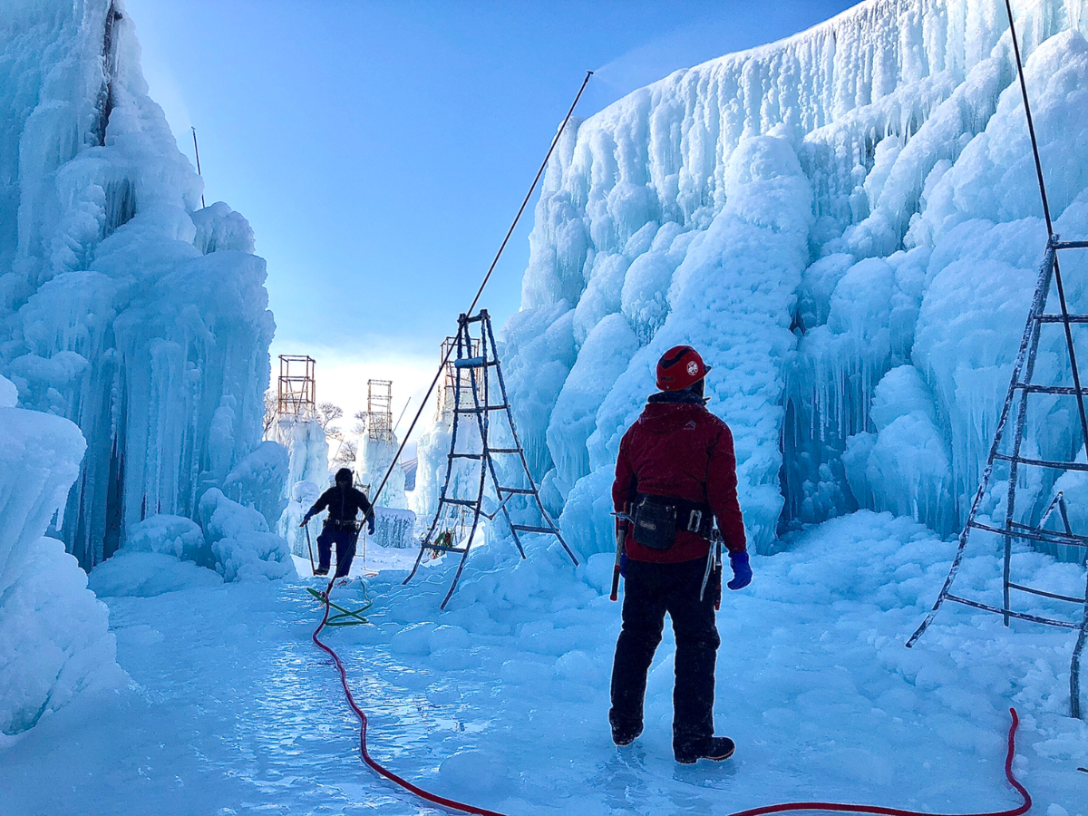 An Ice-World-in-the-Making: Peak behind-the-scenes at Lake Shikotsu Ice ...