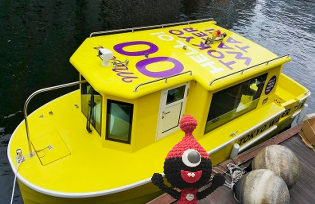 Taking a water taxi in Water Metropolis, Tokyo | Japan Shopping Now